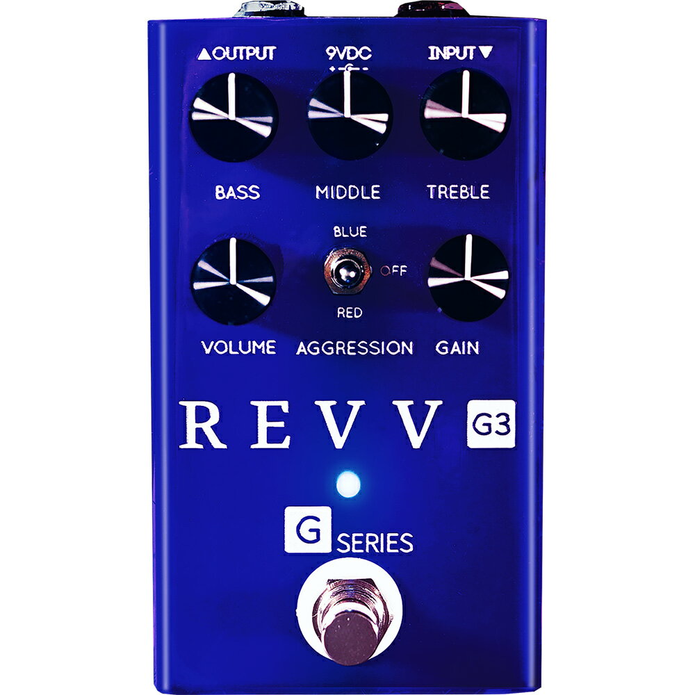 Revv Amplification (レヴ・アンプリフィケーション) / G Series G3 Pedal オーバードライブ ...